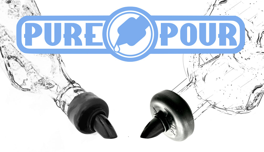 The Pure Pour | Pour Spouts for Bottles | Never Leaks Bar Accessories